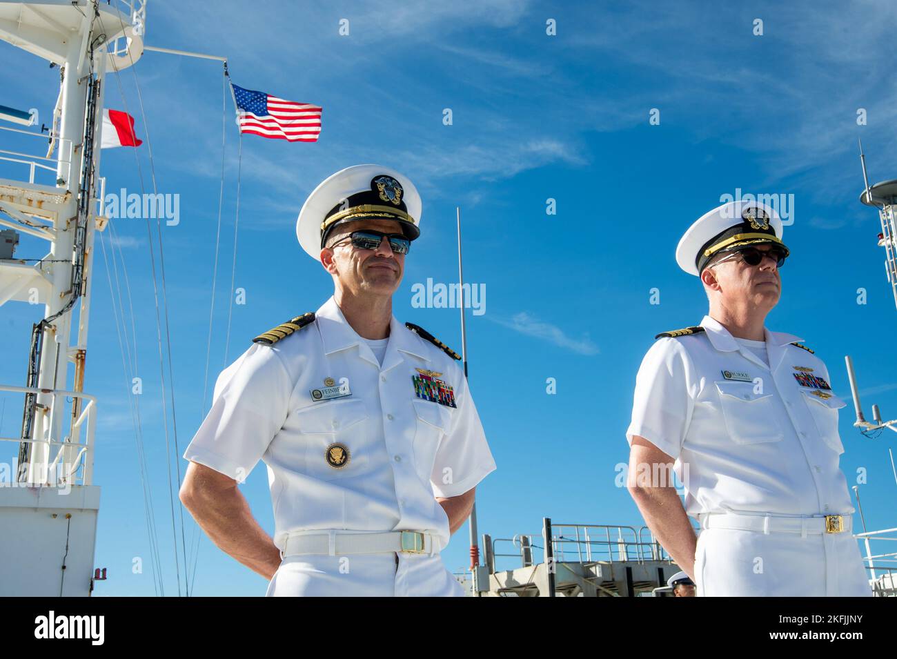 PEARL HARBOR (Sept. 20, 2022) — Capt. Jeffrey Feinberg, commanding officer of Military Sealift ...
