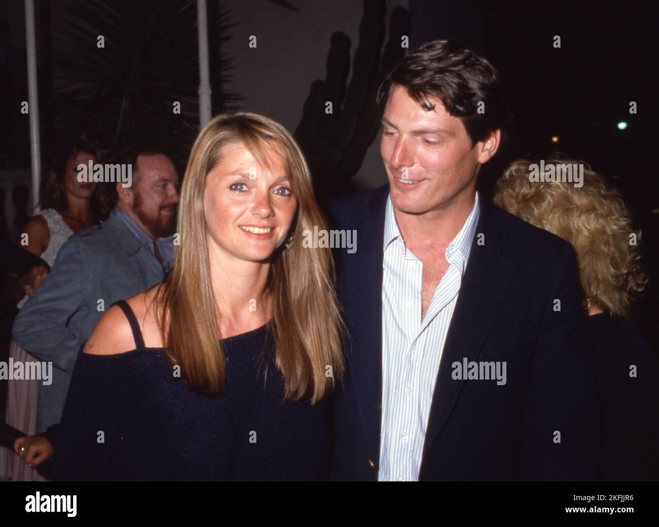 Christopher Reeve and Gae Exton Circa 1980's Credit: Ralph Dominguez ...