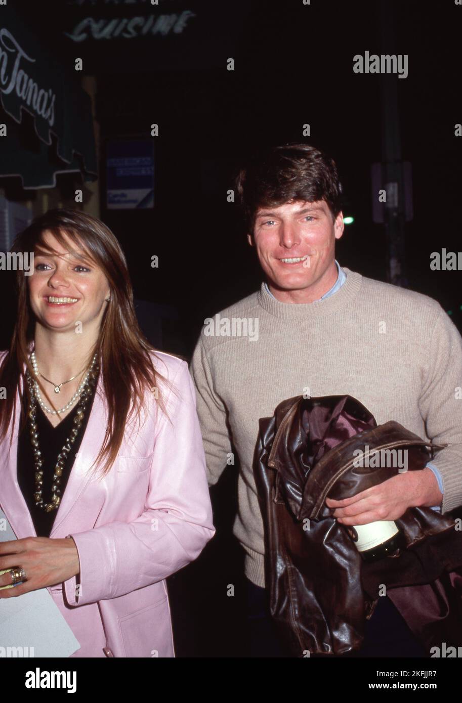 Christopher Reeve and Gae Exton Circa 1980's Credit: Ralph Dominguez ...