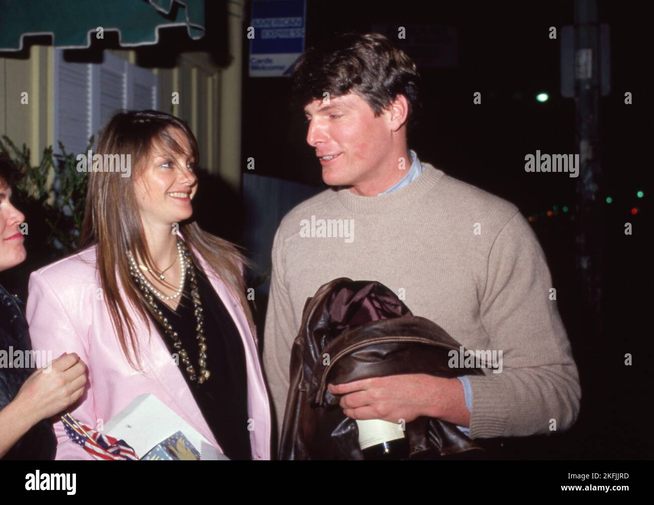 Christopher Reeve and Gae Exton Circa 1980's Credit: Ralph Dominguez ...