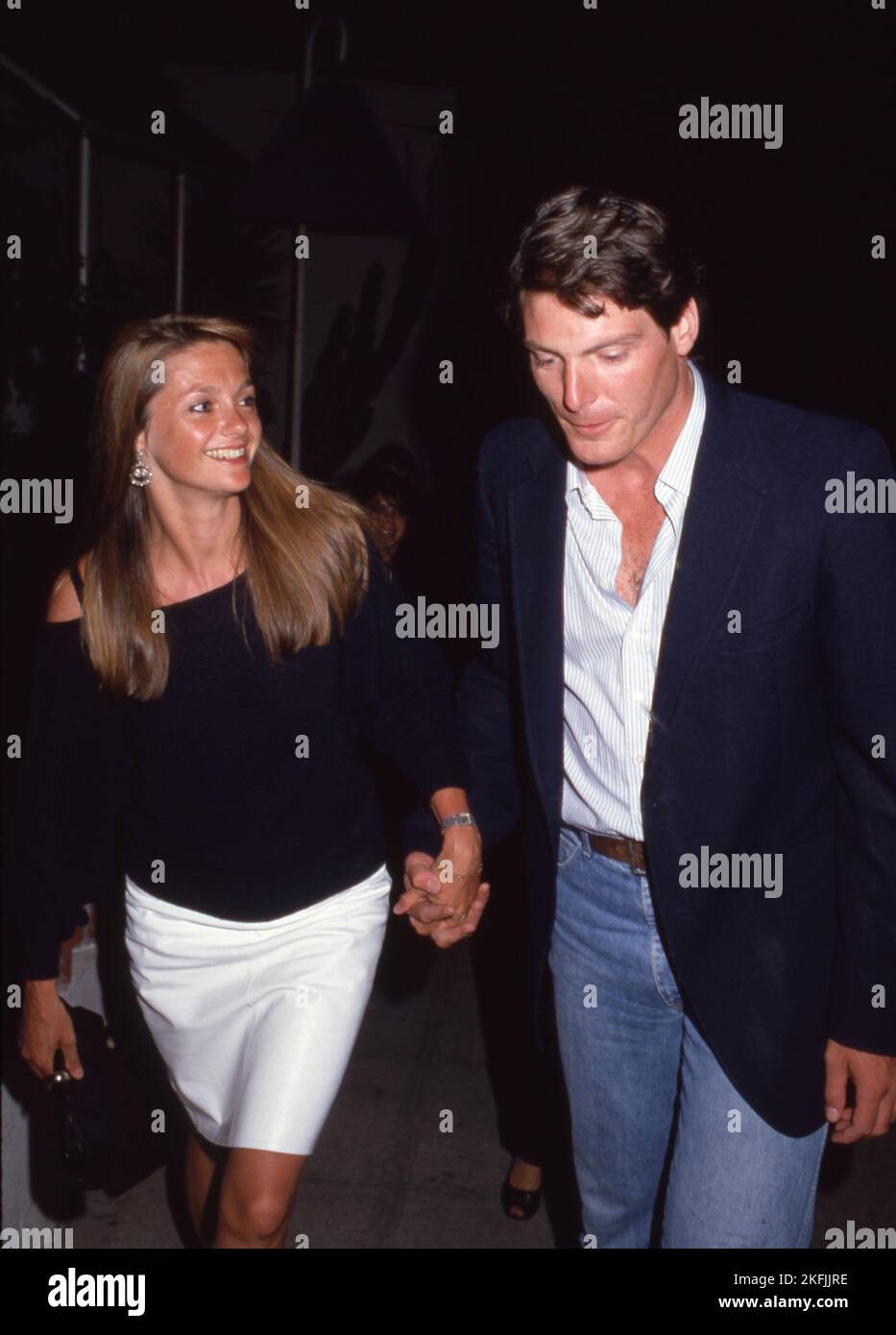 Christopher Reeve and Gae Exton Circa 1980's Credit: Ralph Dominguez ...