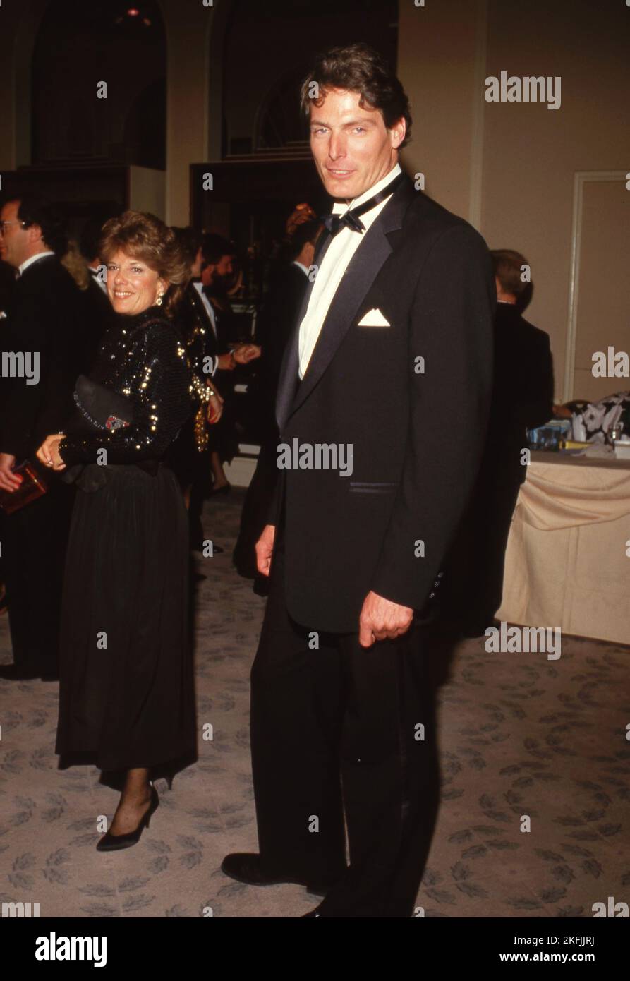 Christopher Reeve at the 59th Annual Academy Awards Governor's Ball at ...