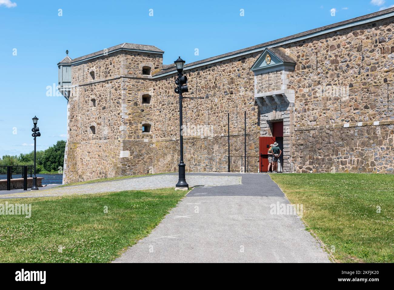 The fortification of the Fort Chambly National Historic Site (Chambly ...