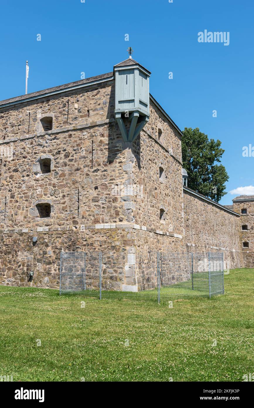 The fortification of the Fort Chambly National Historic Site (Chambly ...
