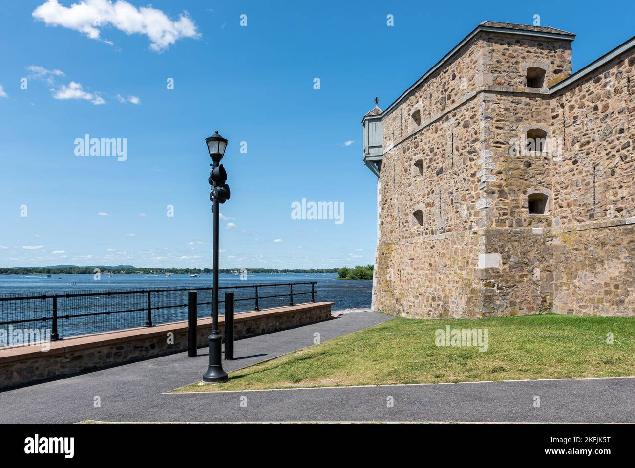 The fortification of the Fort Chambly National Historic Site (Chambly ...