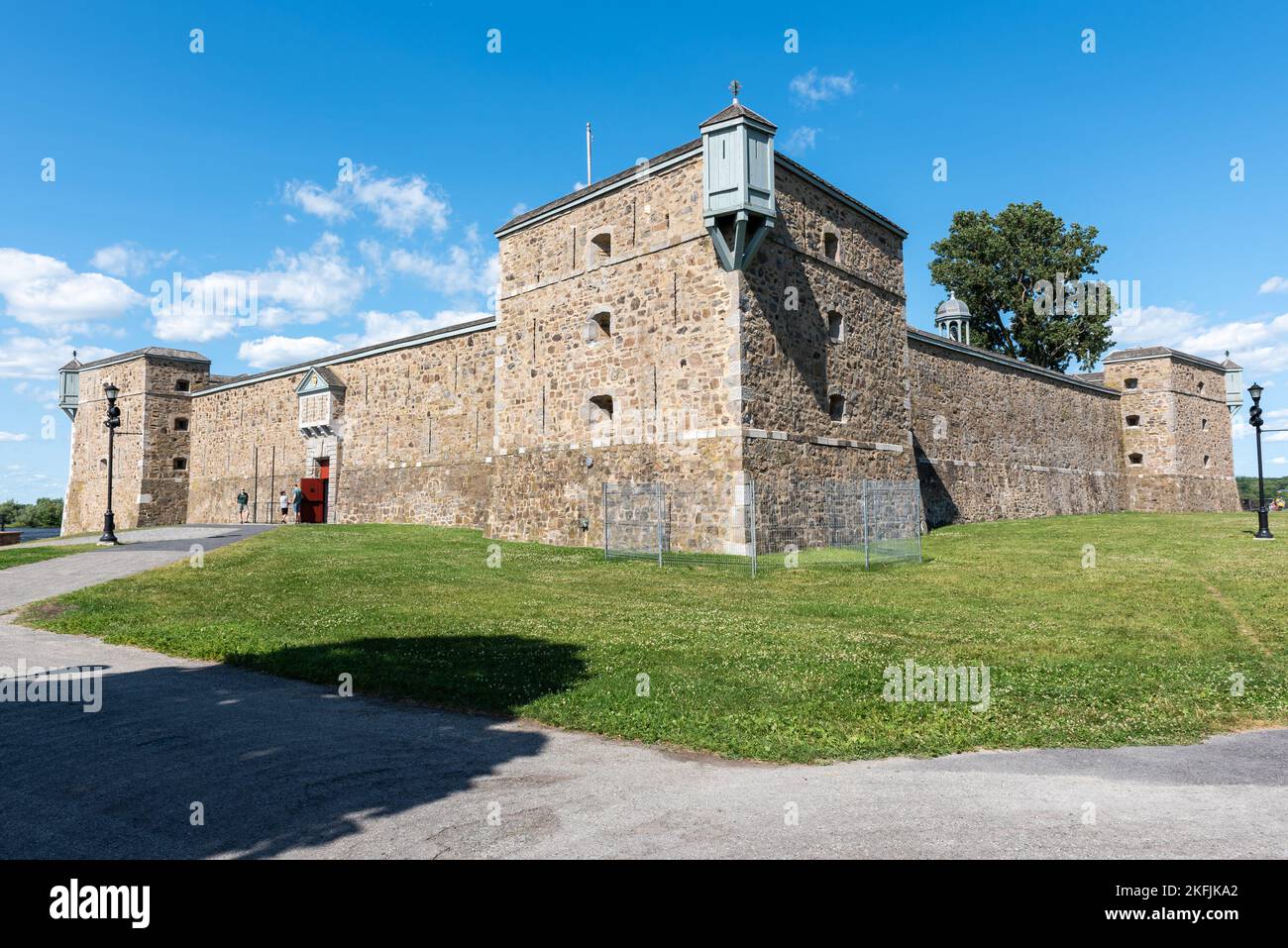 The fortification of the Fort Chambly National Historic Site (Chambly ...