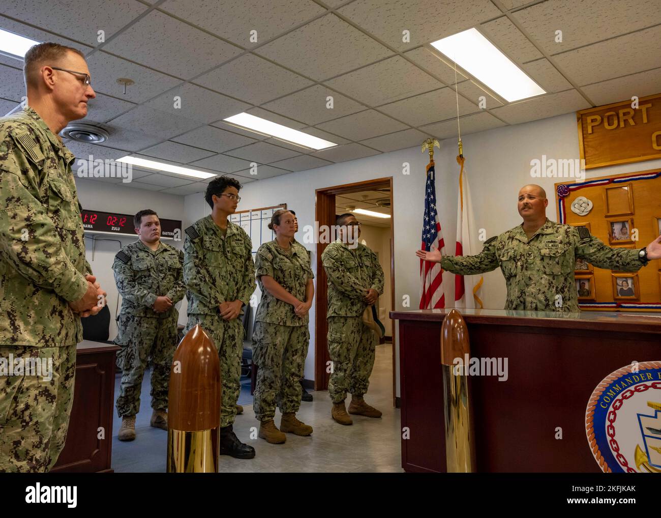 WHITE BEACH, Japan (Sept. 20, 2022) Vice Adm. Yancy Lindsey, Commander ...