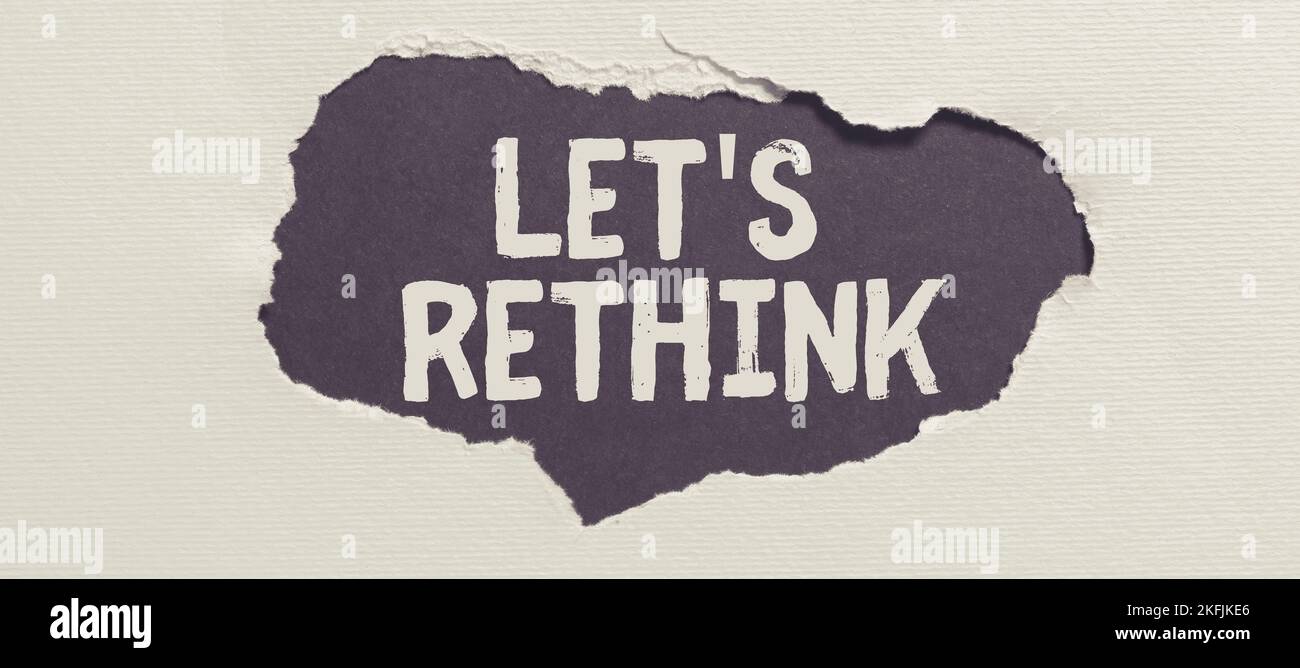 Conceptual caption Let's Rethink. Concept meaning an Afterthought To ...