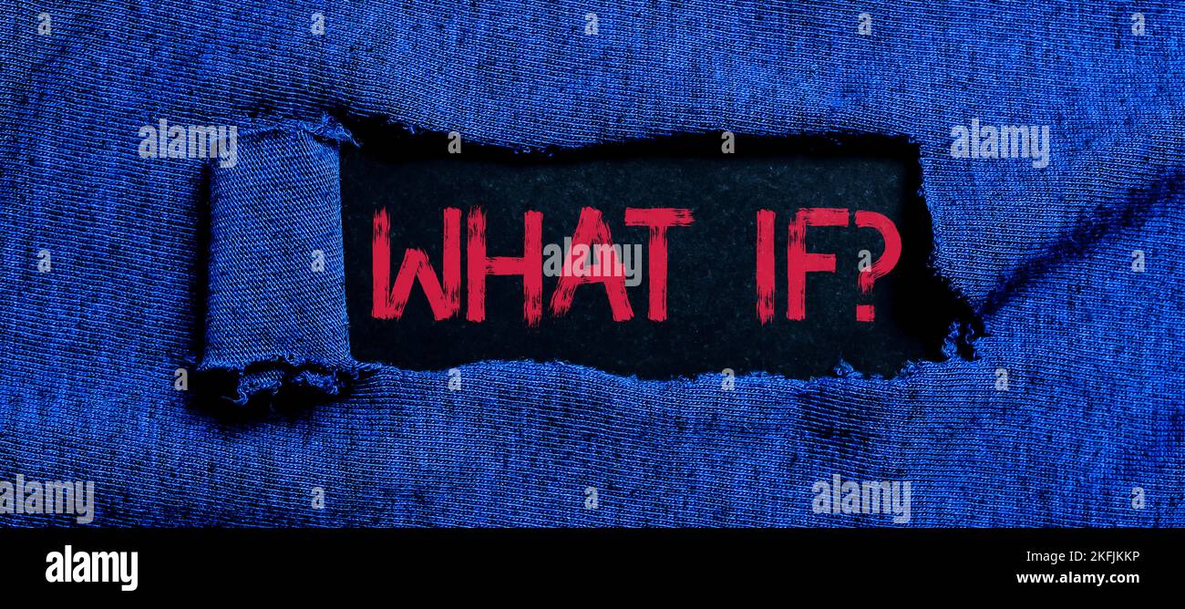 Inspiration showing sign What If. Conceptual photo Study all ...