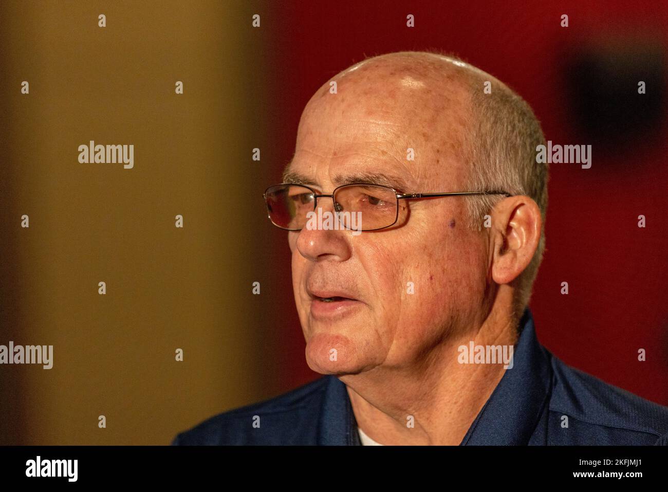 Vancouver, USA. 18th Nov, 2022. Bill Mitchell, a fellow passenger on ...