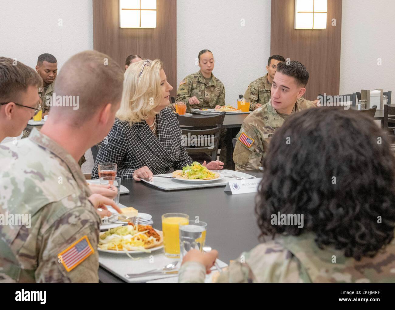 Secretary of the U.S. Army Honorable Christine Wormuth took time to ...