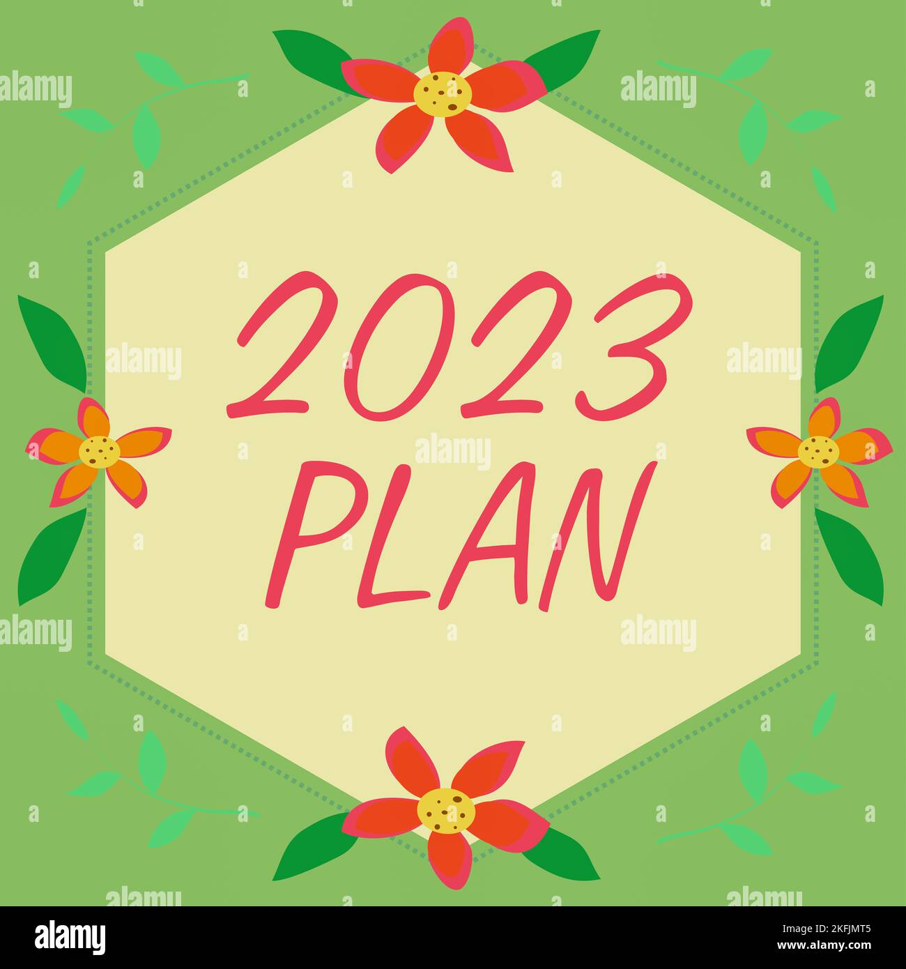Text sign showing 2023 Plan. Concept meaning setting up your goals and ...