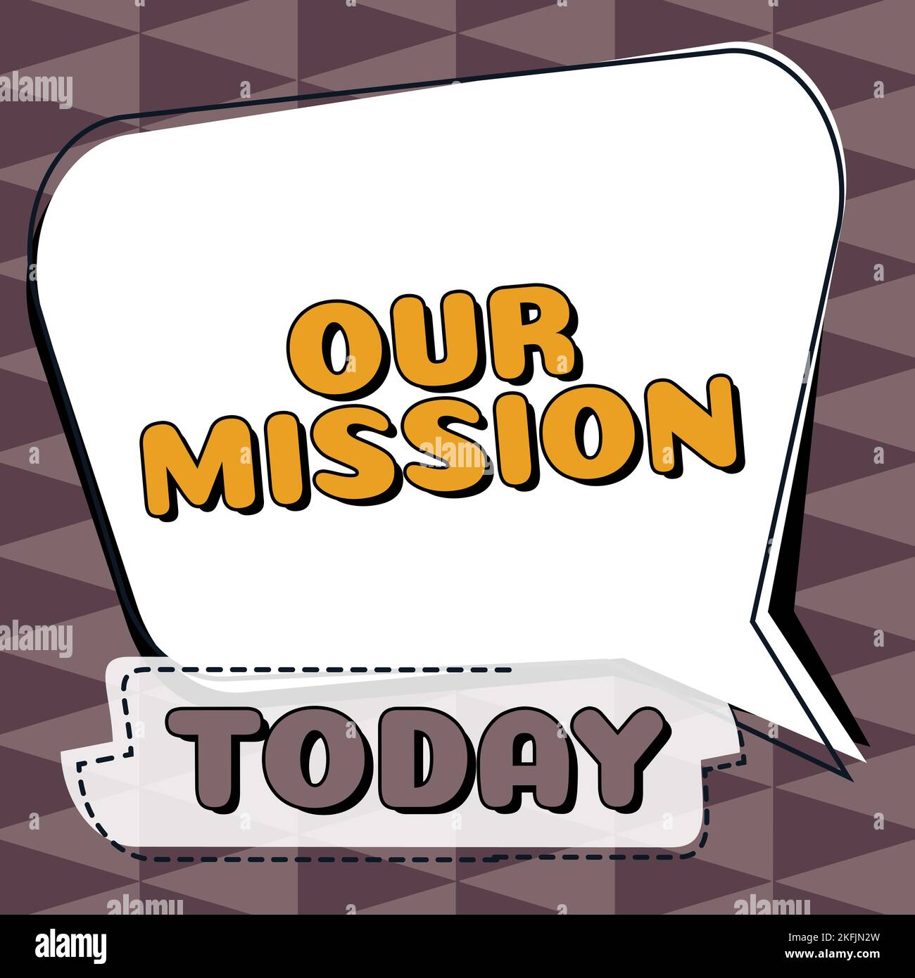 Text showing inspiration Our Mission. Business overview tasks or ...