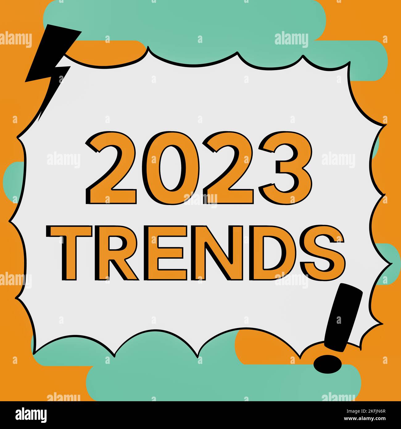 Handwriting text 2023 Trends. Concept meaning things that is famous for ...