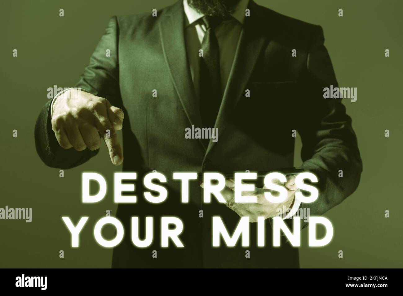 Handwriting text Destress Your Mind. Business idea to release mental ...