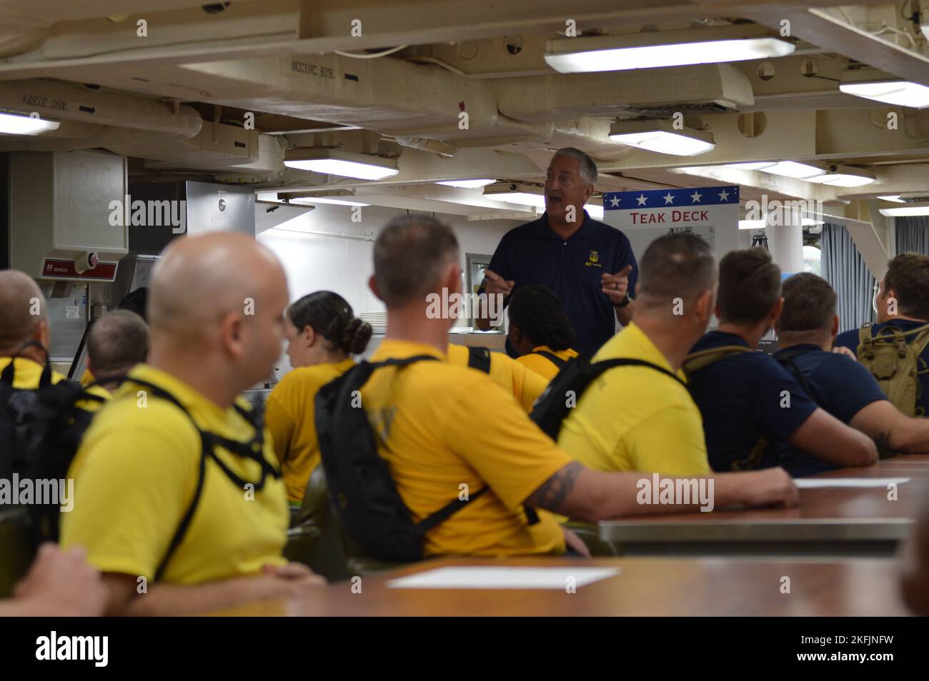 Norfolk (September 21, 2022). Chief Petty Officer selectees from various commands in the Hampton ...