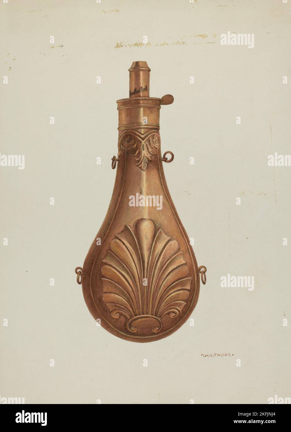 Powder Flask, c. 1940 Stock Photo - Alamy
