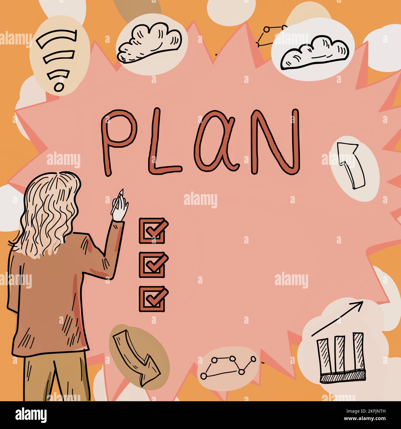 Hand writing sign Plan. Word Written on Start of a detailed proposal of ...