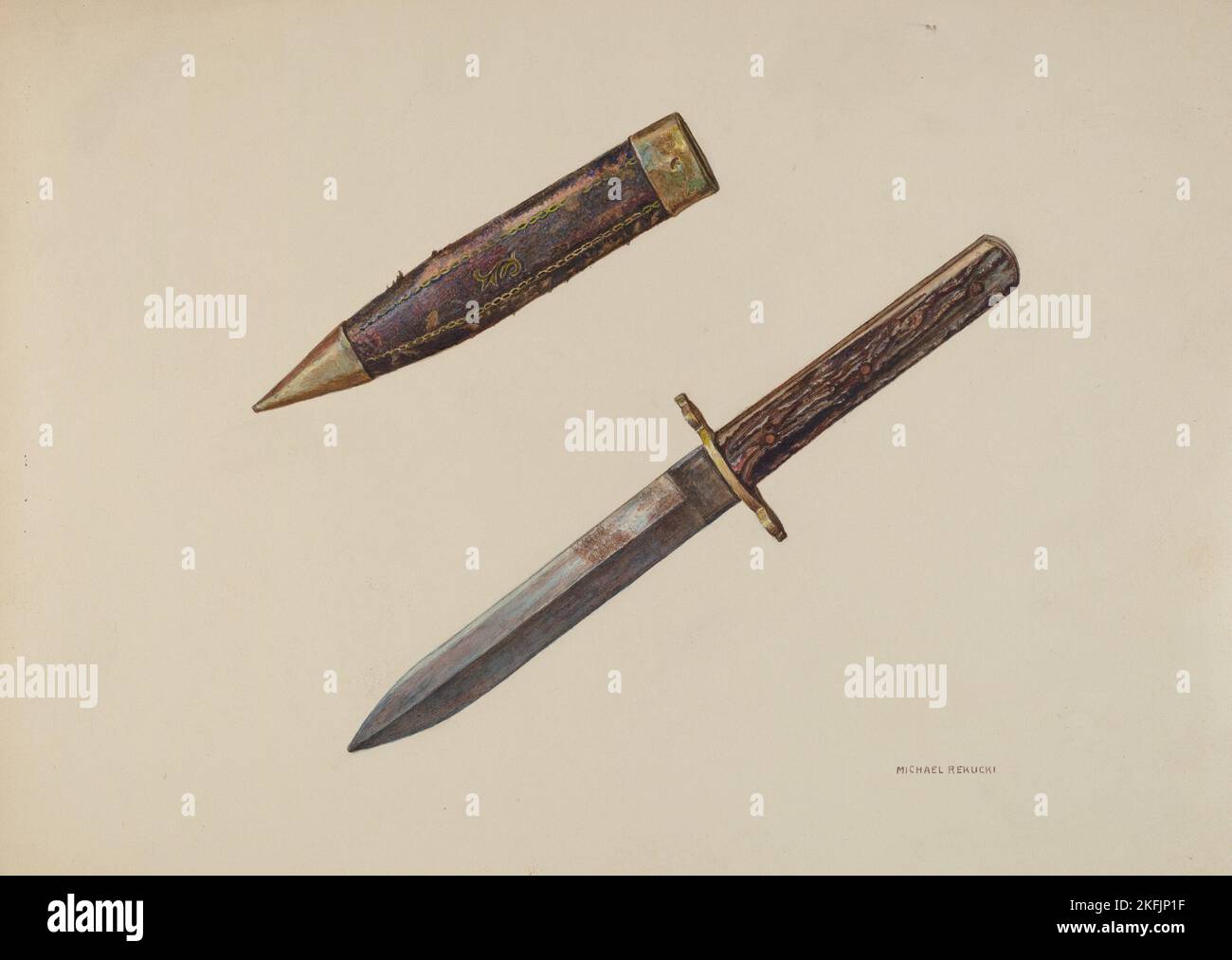 Dagger with sheath hi-res stock photography and images - Alamy