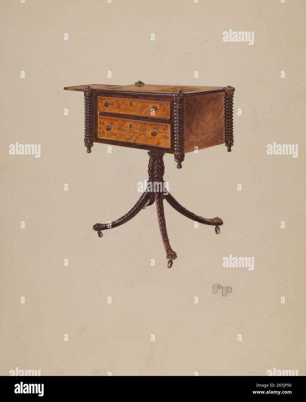 Work Table, c. 1937 Stock Photo - Alamy