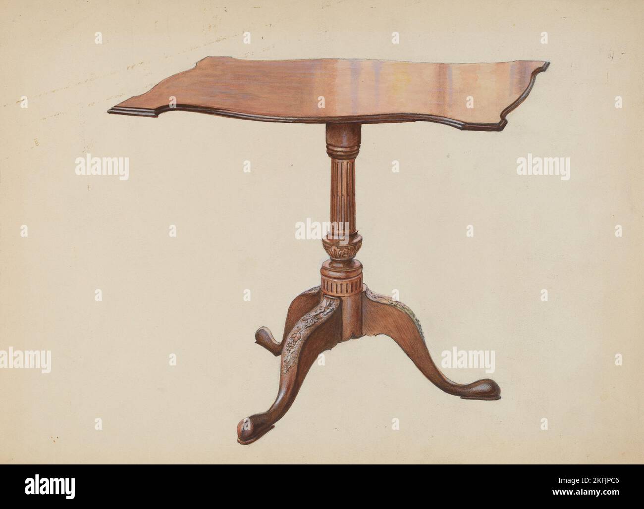 Side Table, c. 1936 Stock Photo - Alamy