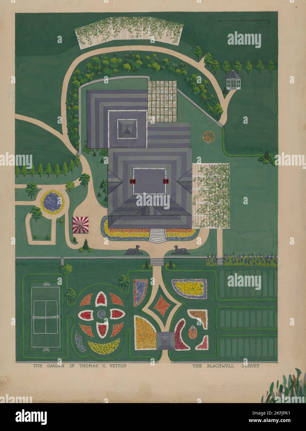 Garden of thomas veitch hi-res stock photography and images - Alamy