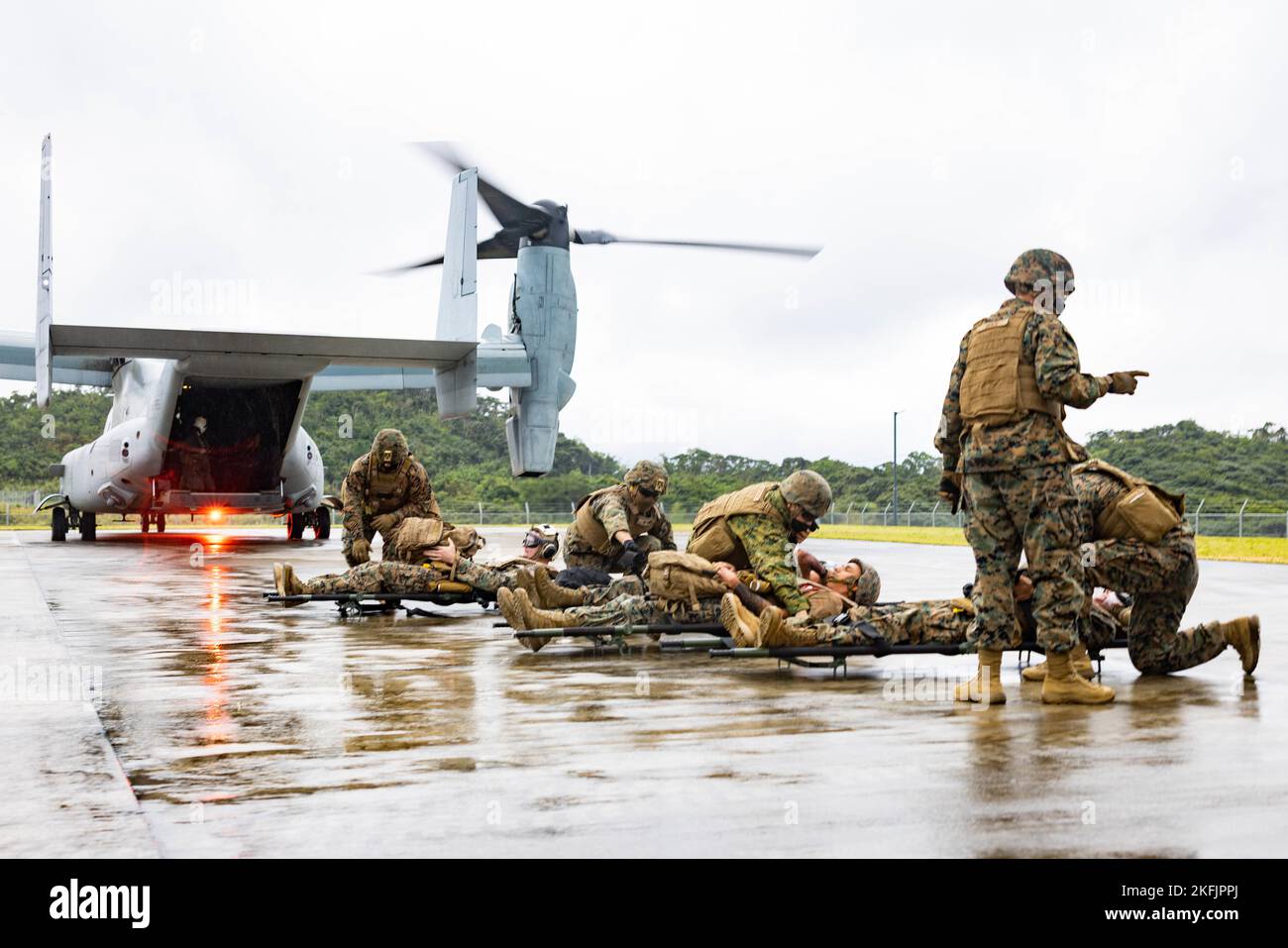 U.S. Marines with III Marine Expeditionary Force and members of the ...