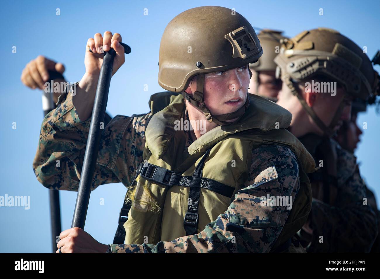 U.S. Marine Corps 1st Lt. Hailee Clark, an artillery officer with ...