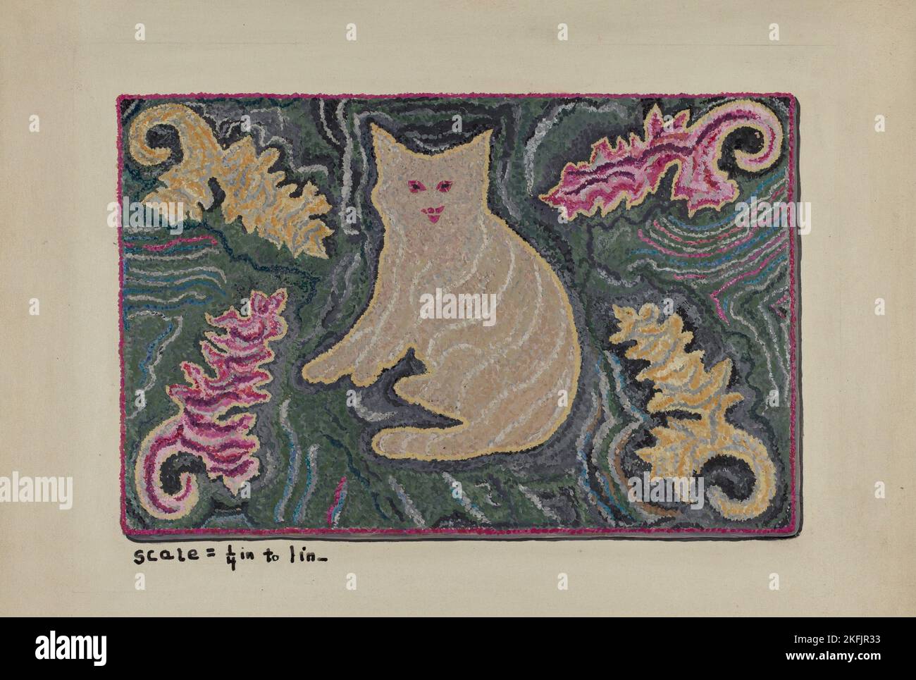 Rug, c. 1940 Stock Photo - Alamy