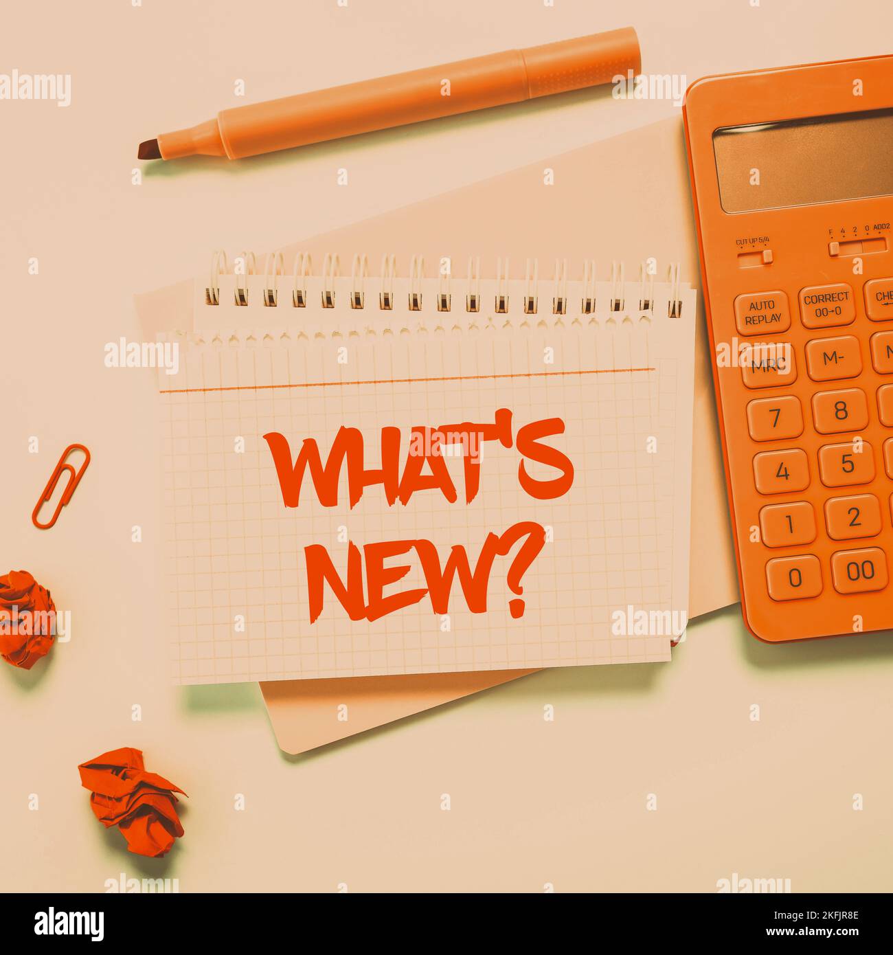 Text caption presenting What's New. Internet Concept Asking about ...