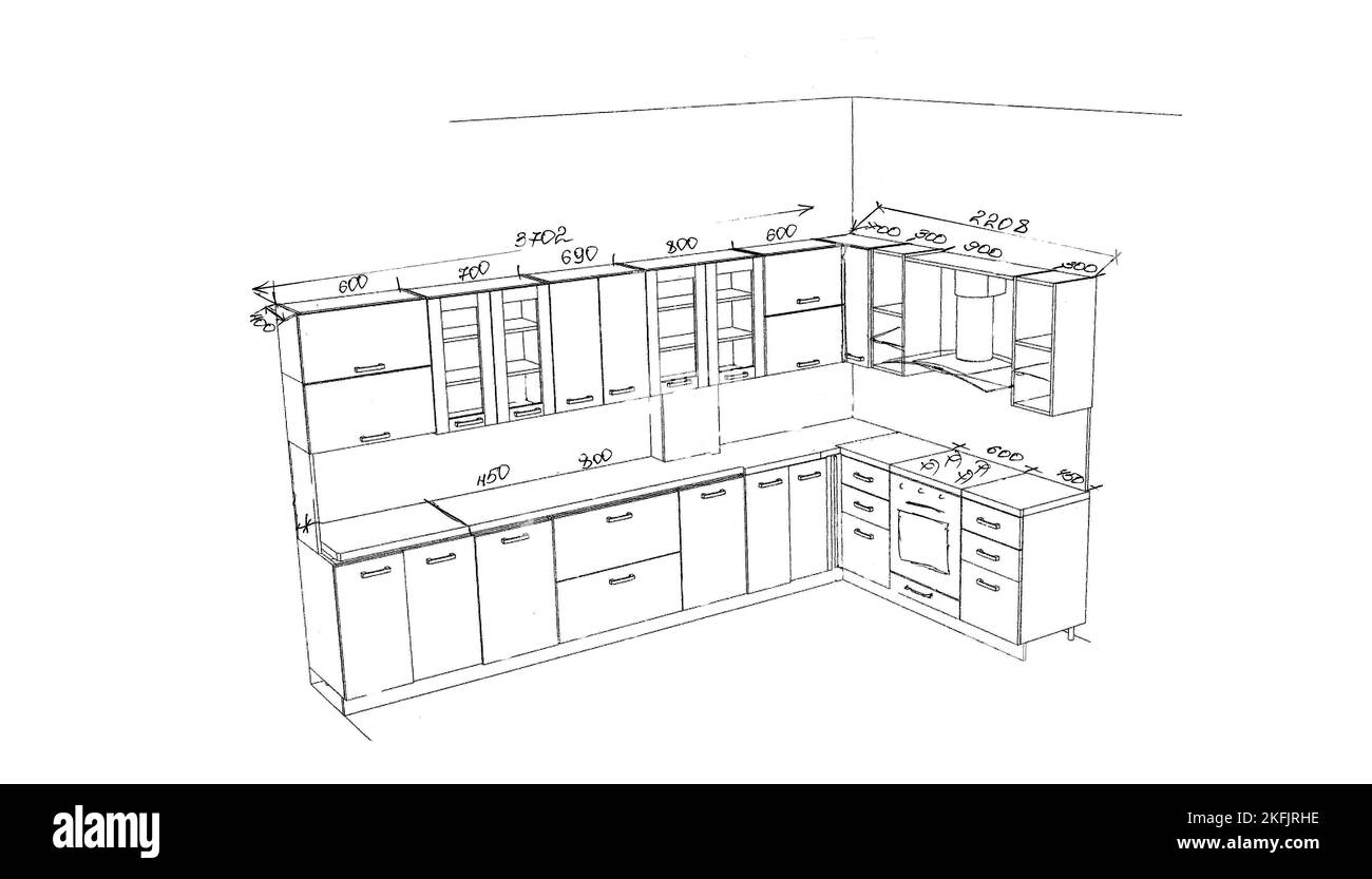Cabinet Style Drawing 3D Drawing Kitchen Cabinet Design 3D Drawing
