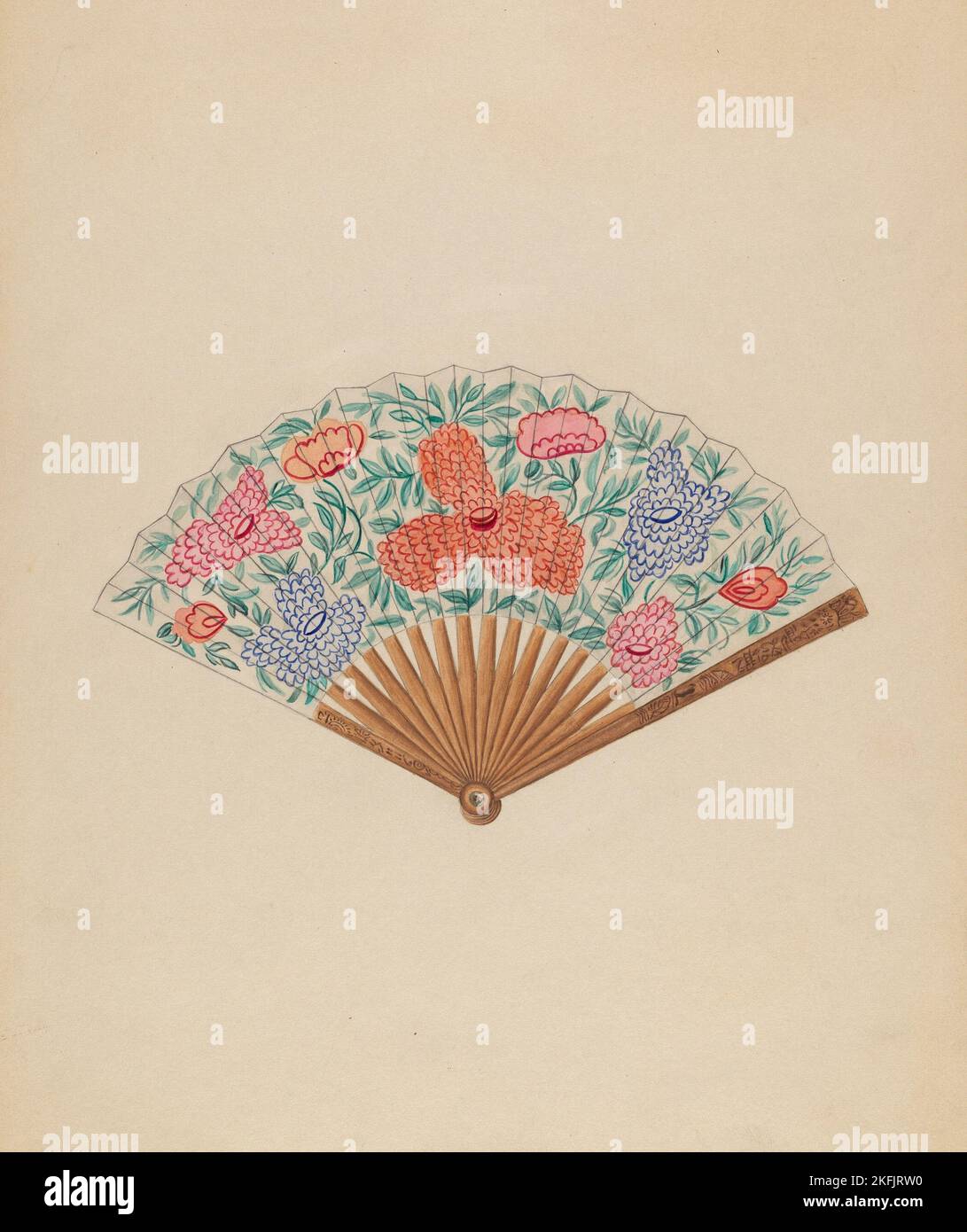 Fan, c. 1936 Stock Photo - Alamy