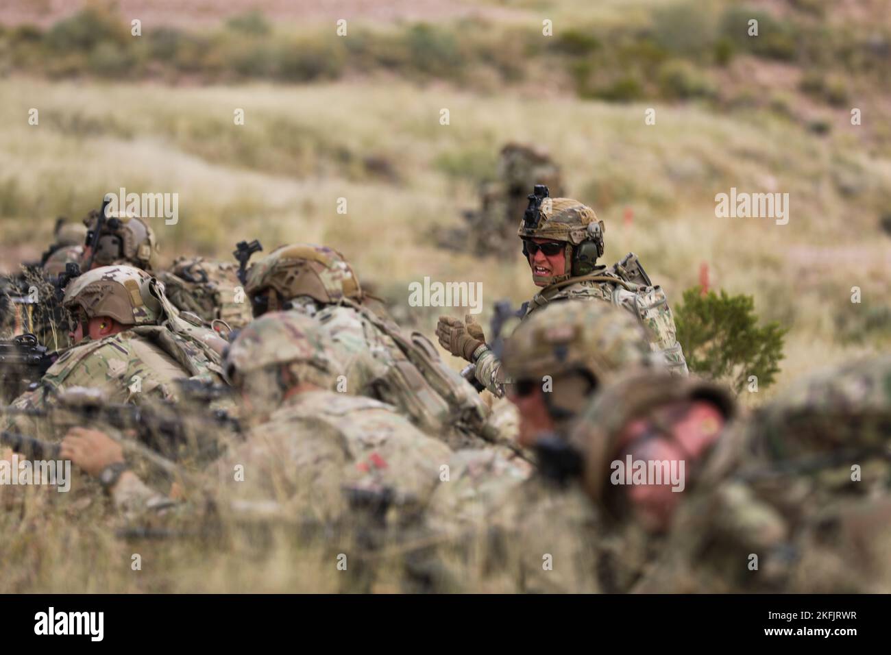 A U.S. Army Soldier assigned to 1st Battalion, 125th Infantry Regiment ...