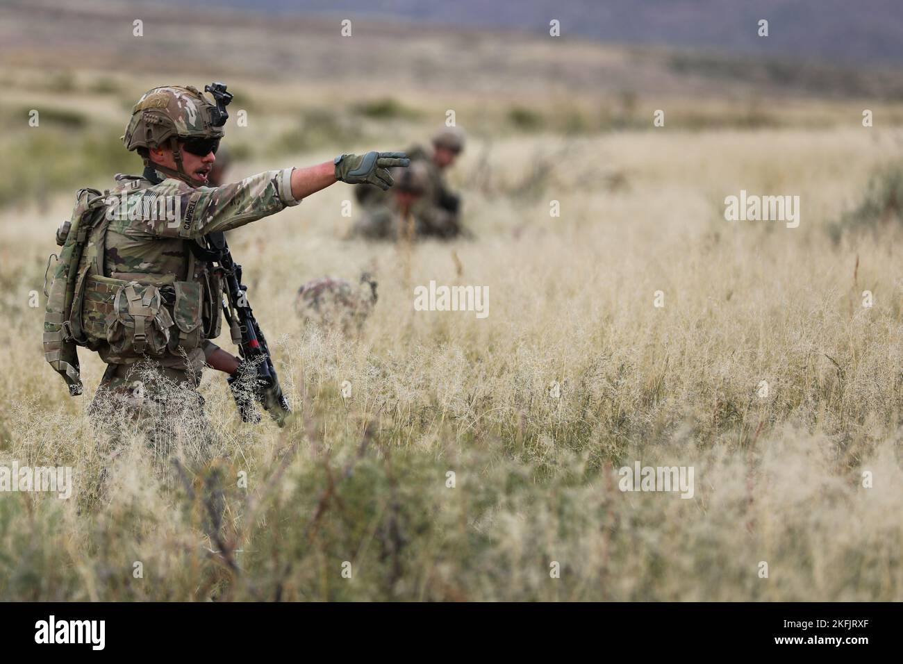 U.S. Army Spc. Tyler Campbell, an infantryman assigned to 1st Battalion ...