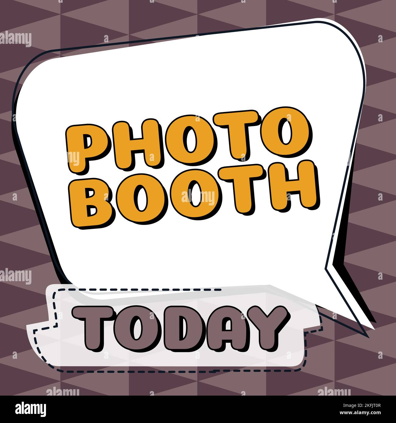 Hand writing sign Photo Booth. Business overview form of photo sharing ...