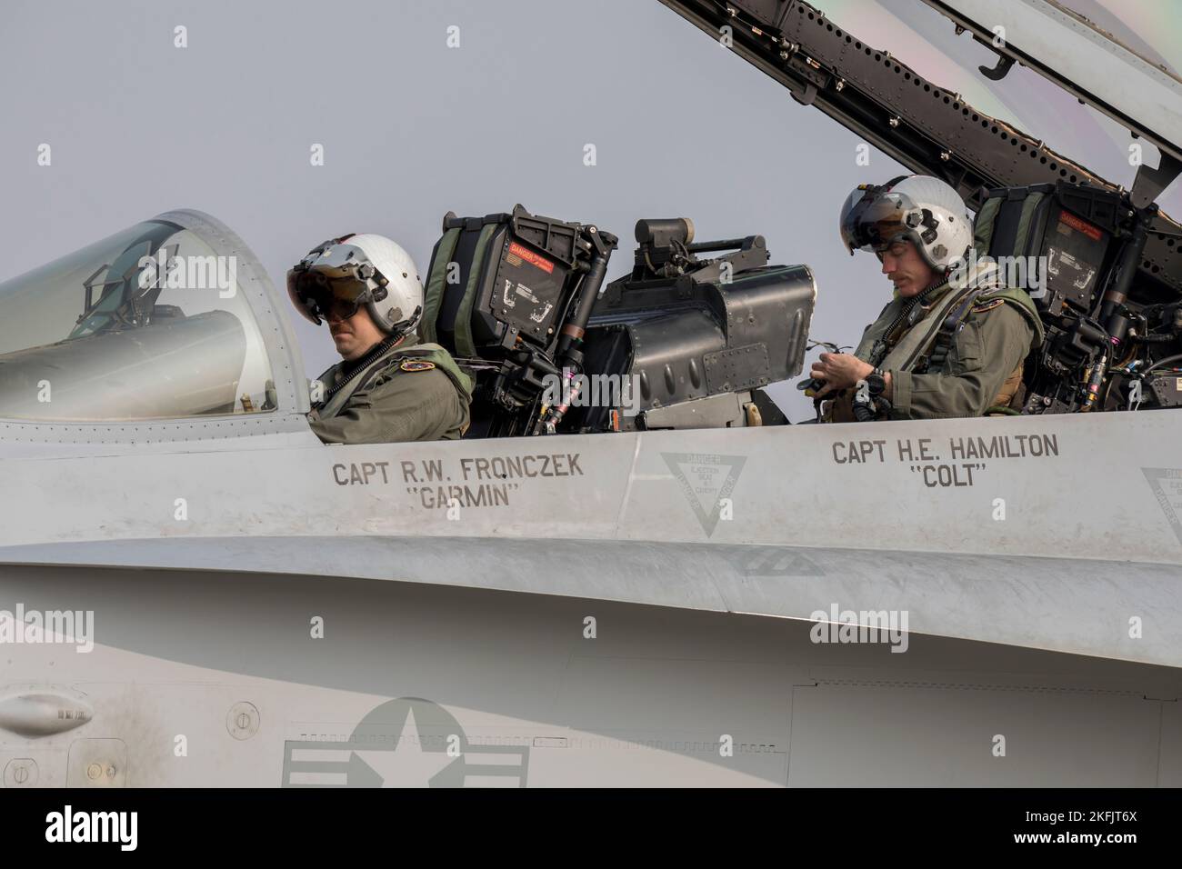 U.S. Marine Corps Capt. Andrew Dunn, an F/A-18D Hornet pilot with ...
