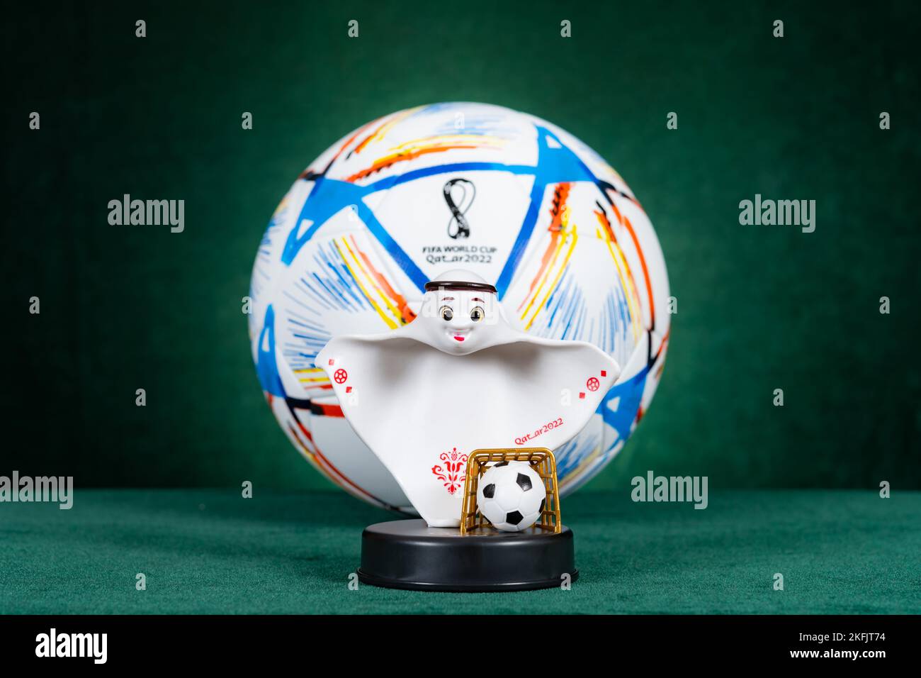 ZHONGSHAN China-November 19,2022:Legend the Bigfoot for The FIFA World ...