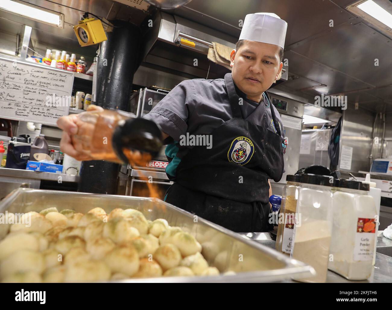 PHILIPPINE SEA (Sept. 20, 2022) – Culinary Specialist 2nd Class Javier ...