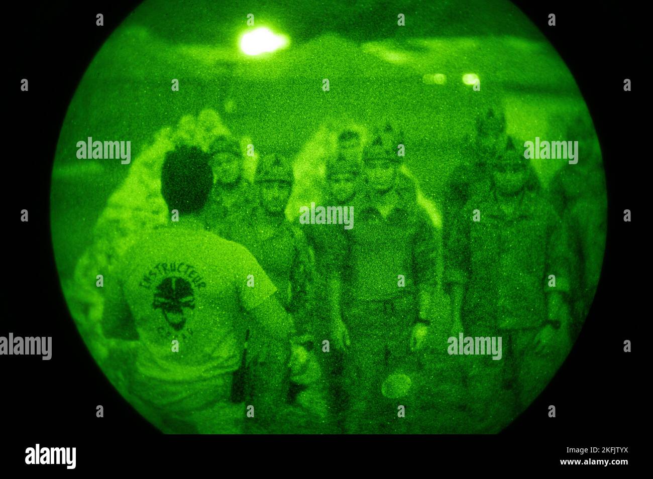 A French Desert Commando Course (FDCC) instructor briefs U.S. Army ...