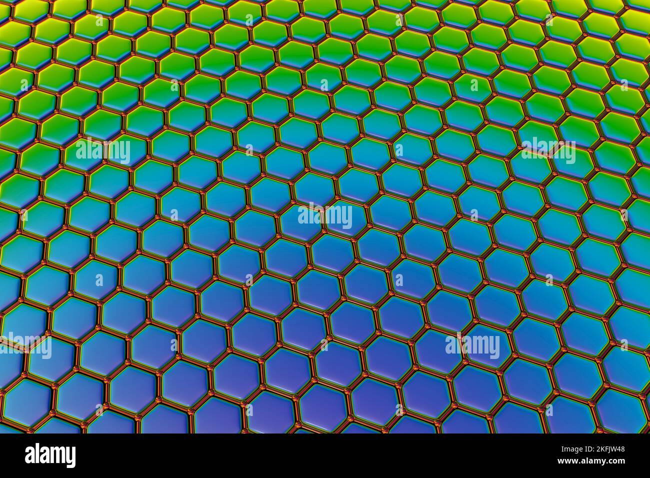 Graphene hexagons hi-res stock photography and images - Alamy