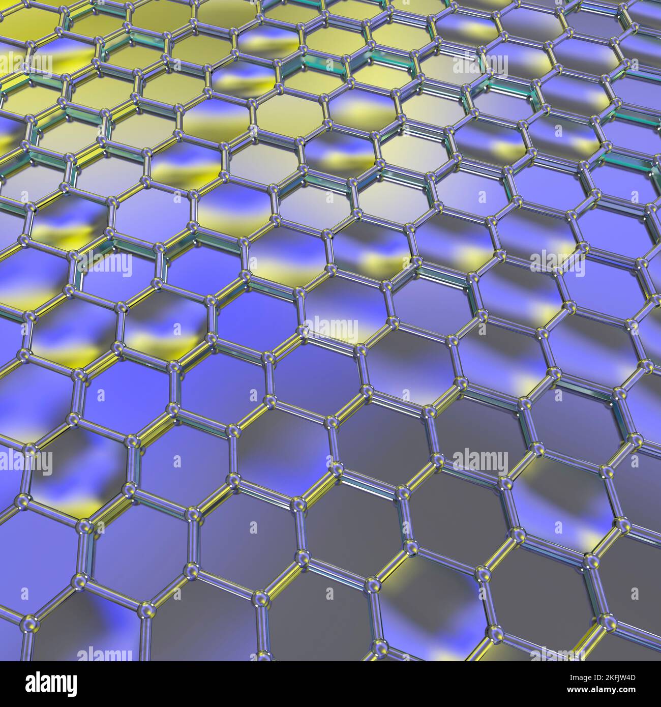 Graphene hexagons hi-res stock photography and images - Alamy
