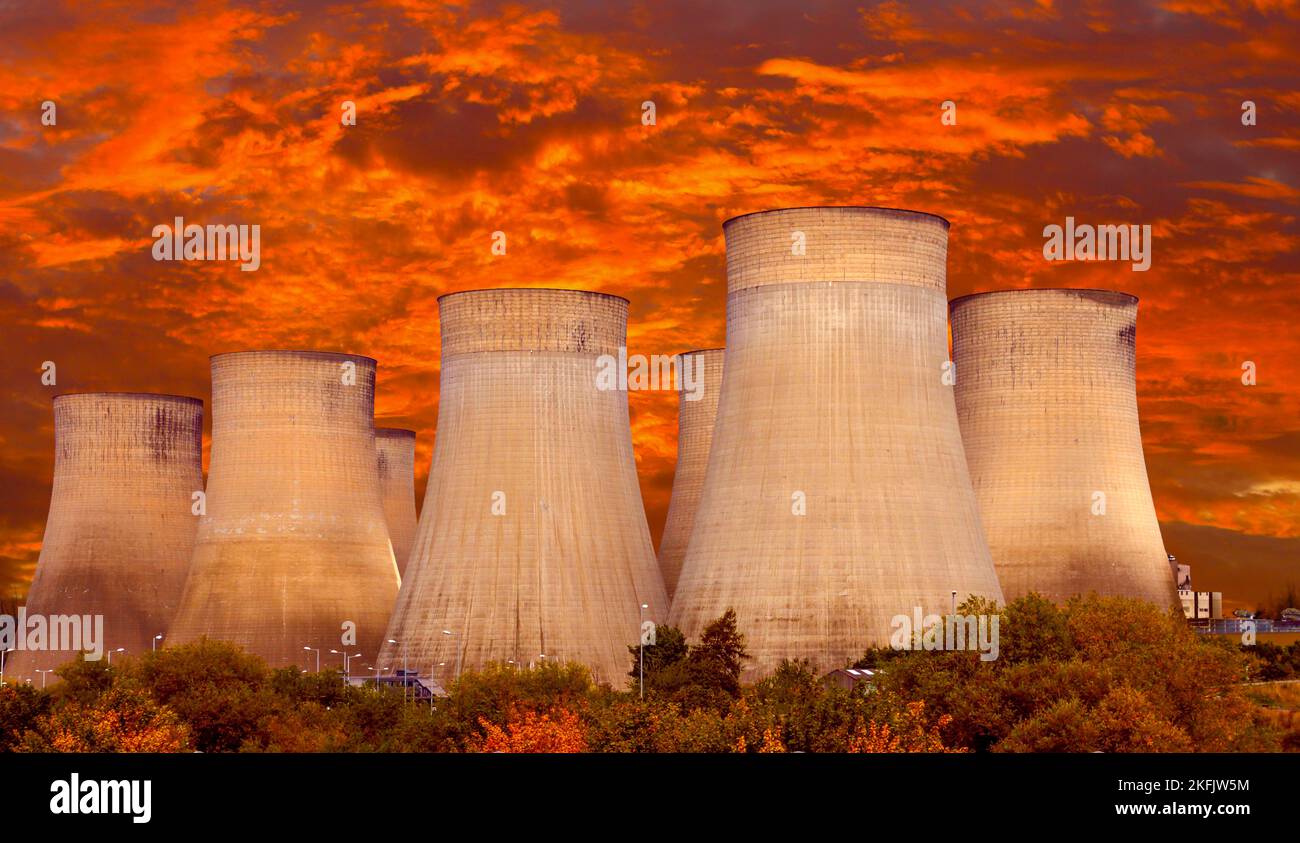 Coal-fired power station Stock Photo - Alamy