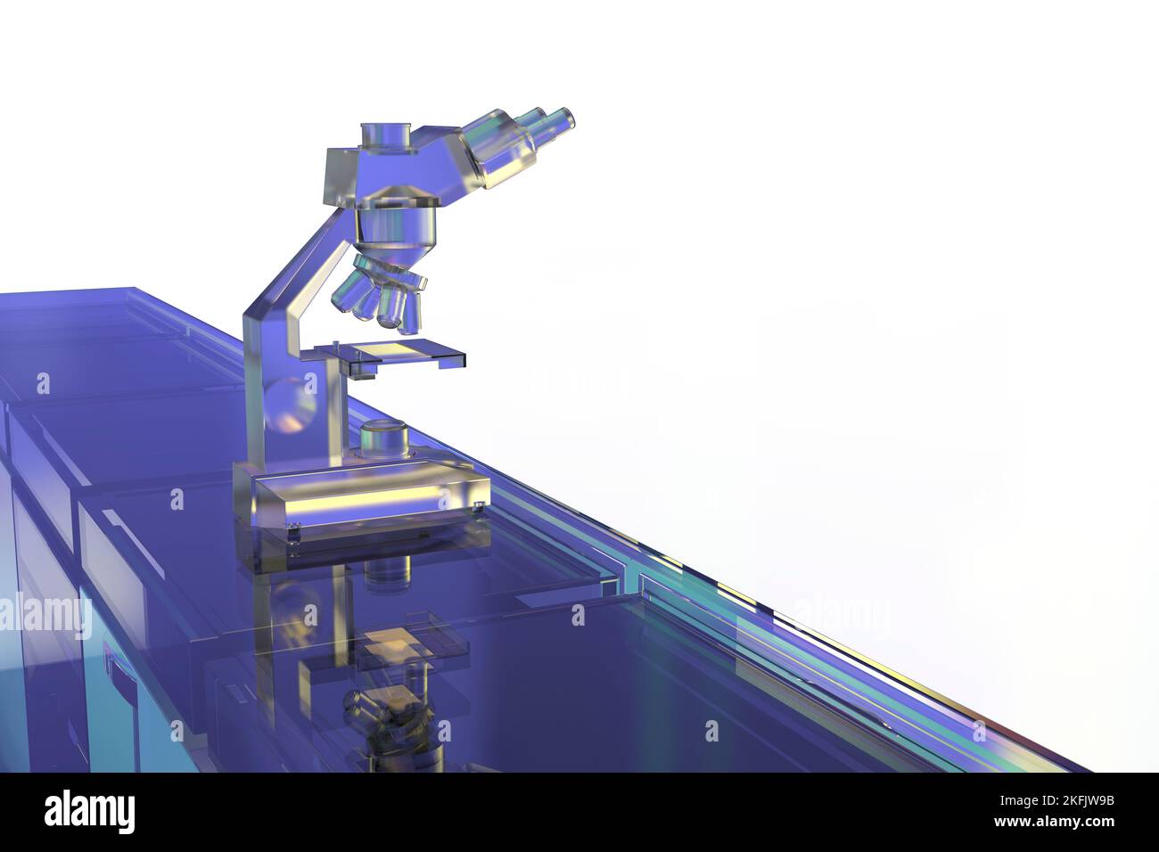 Optical light microscope, illustration Stock Photo - Alamy