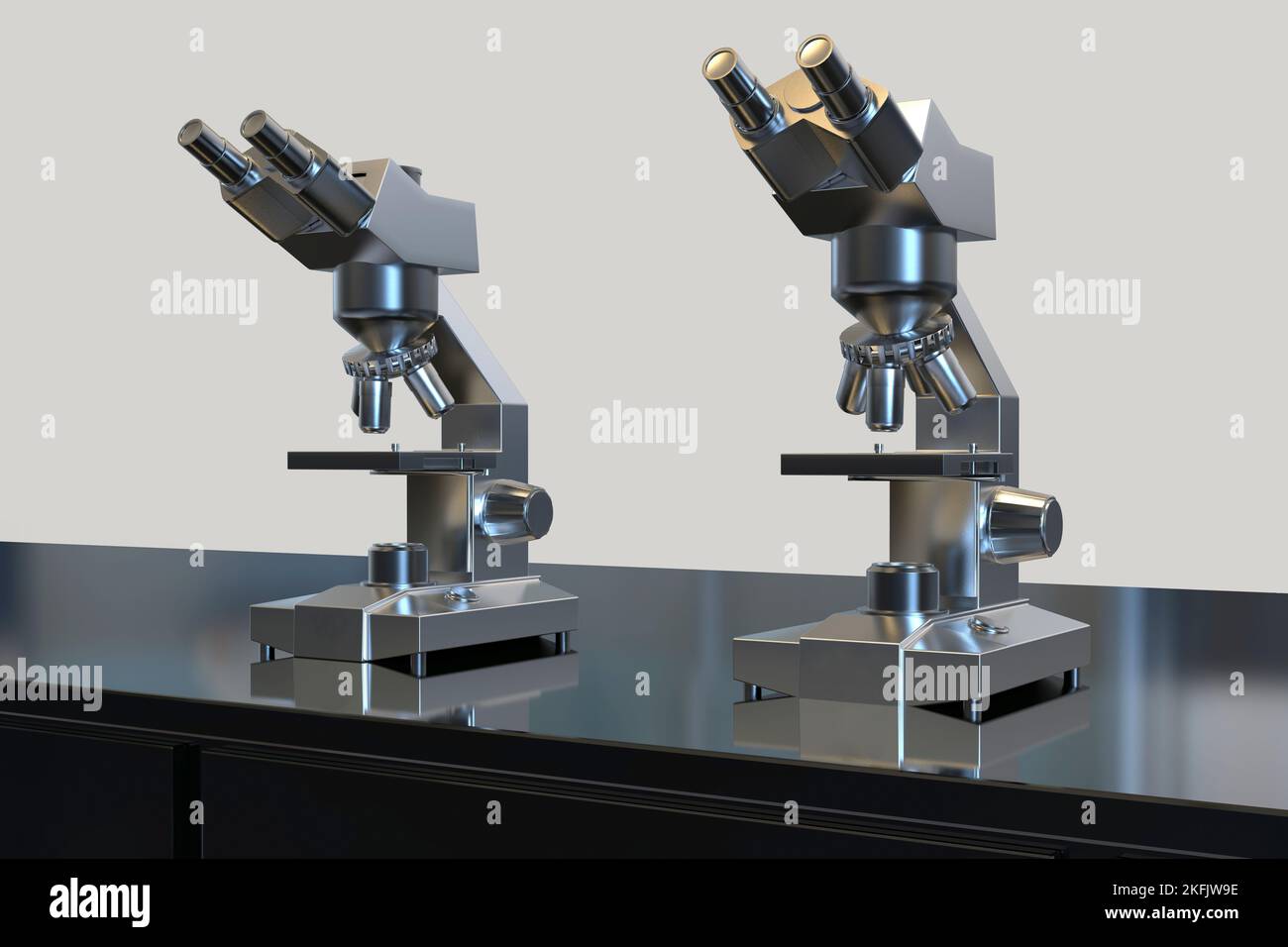 Optical light microscopes, illustration Stock Photo - Alamy