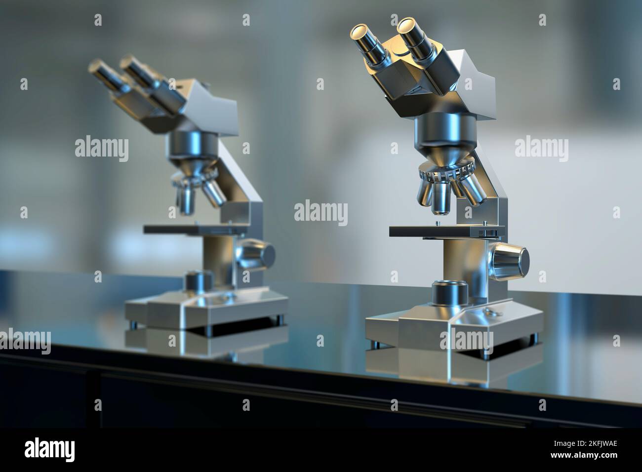 Optical light microscopes, illustration Stock Photo - Alamy