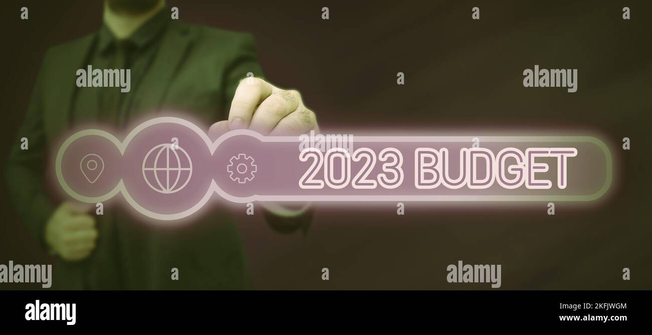 Conceptual display 2023 Budget. Internet Concept Business financial ... Conceptual display 2023 Budget. Internet Concept Business financial ...