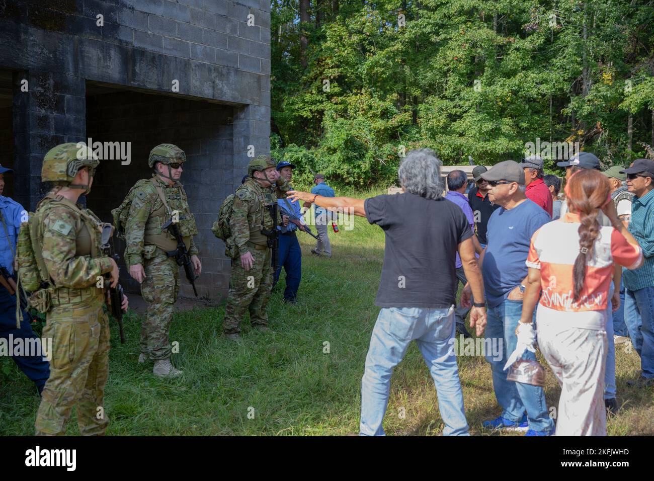 Joint force service members of the Information Warfighter Exercise (IWX ...