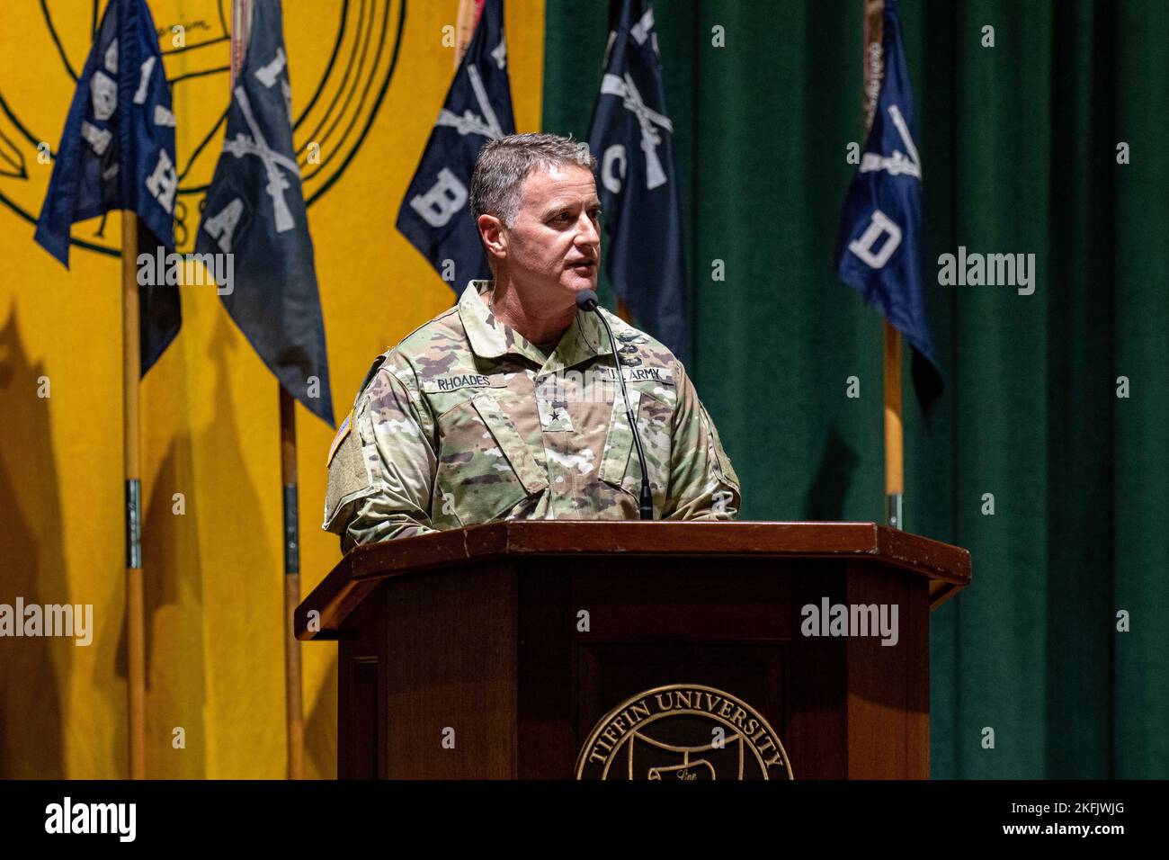 Brig. Gen. Stephen Rhoades, commander, Land Component Command, Ohio ...