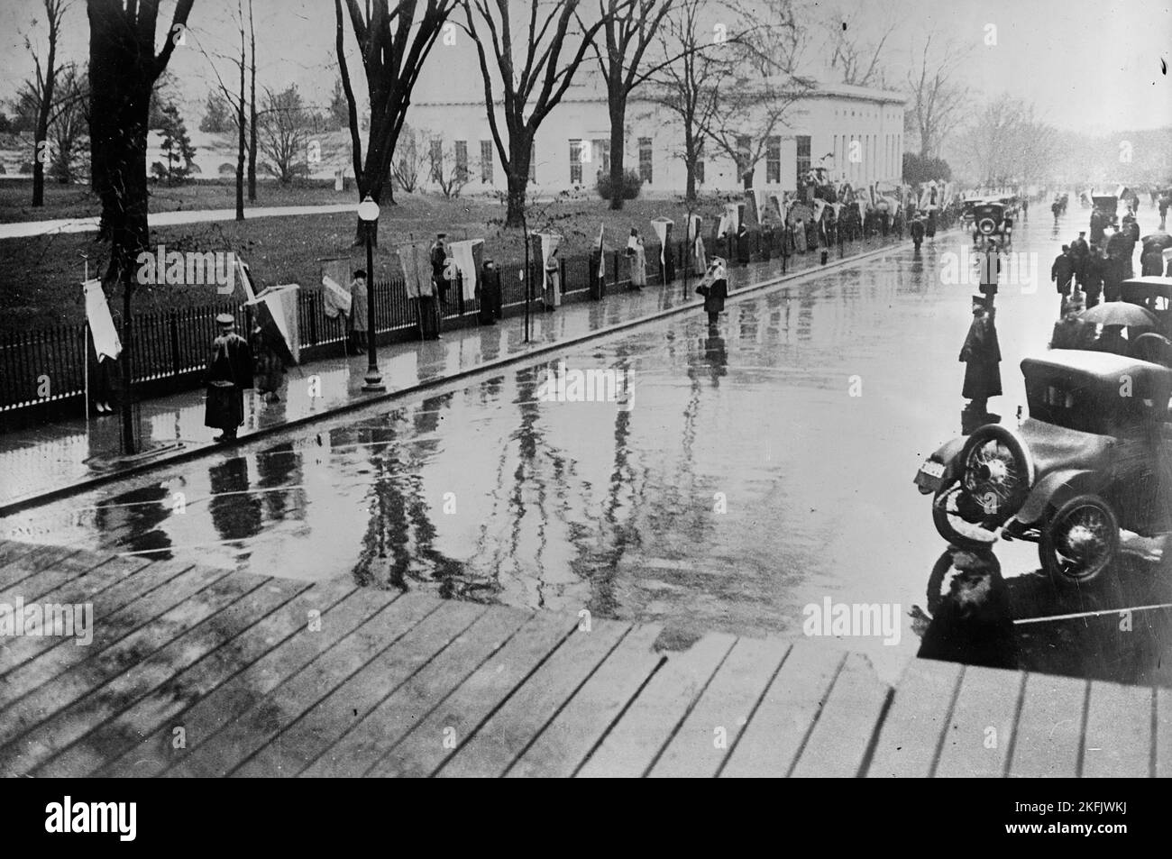 Watching suffrage parade hi-res stock photography and images - Alamy