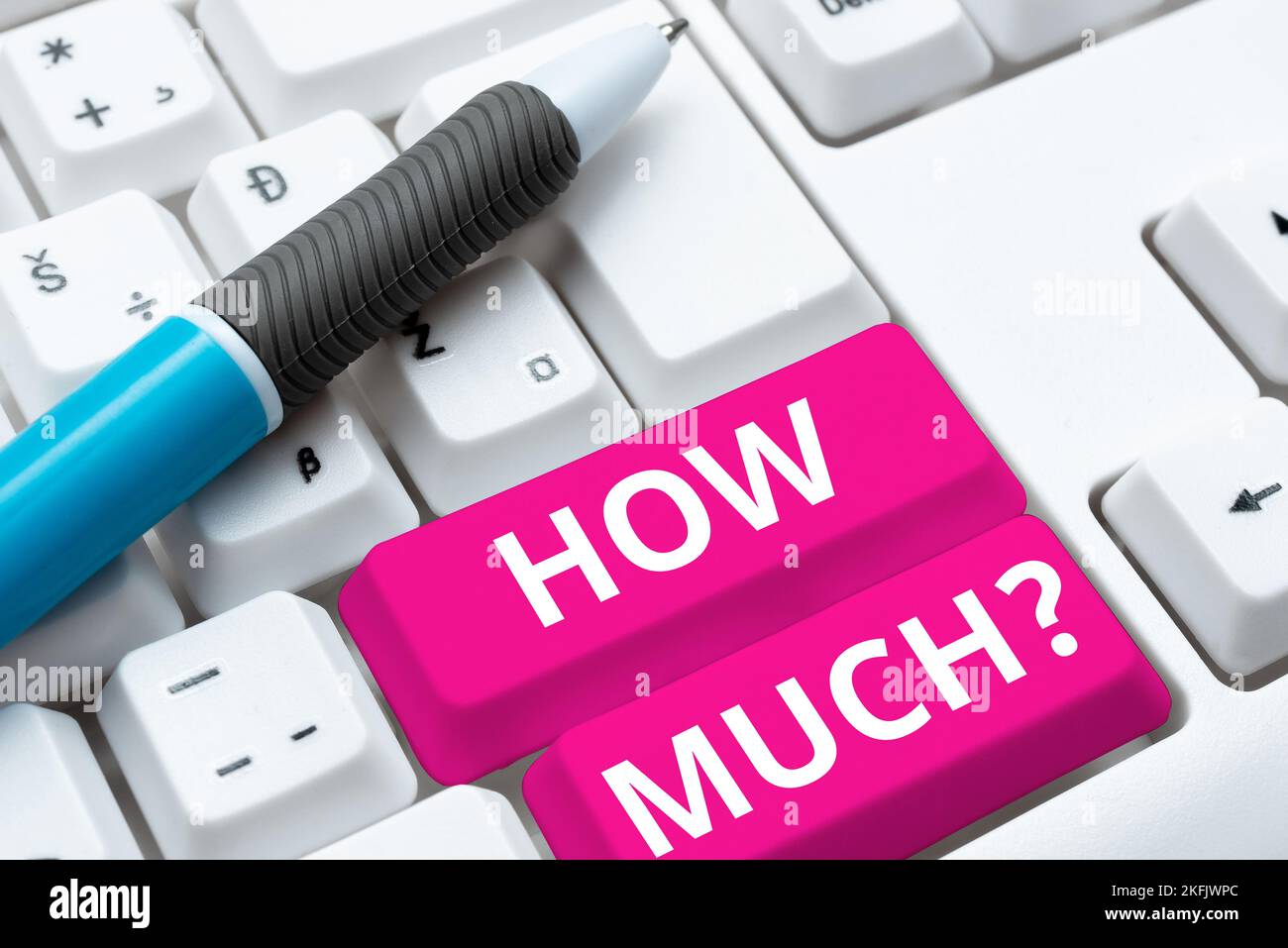 Writing displaying text How Much. Conceptual photo ask about the amount ...